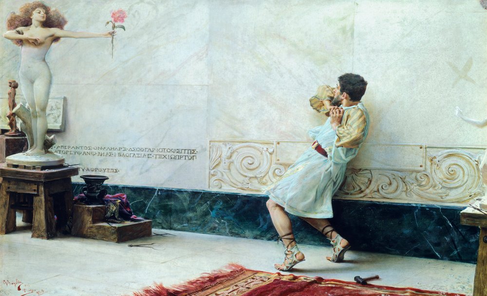 Pygmalion en Galatea | Giulio Bargellini | Kunstafdruk