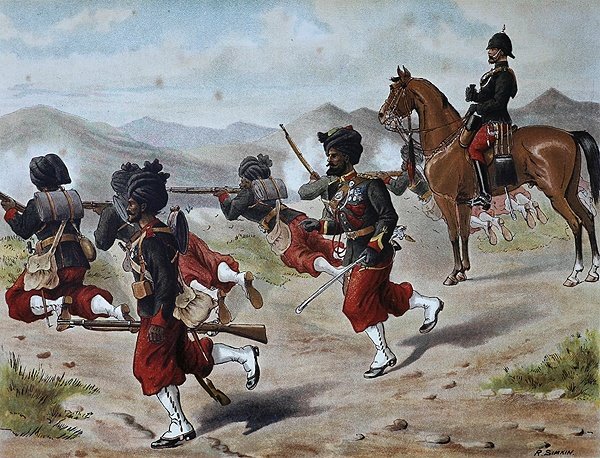De 20e Bombay Native Infantry Veldvuren (Marsorder), Anglo-Indisch ...