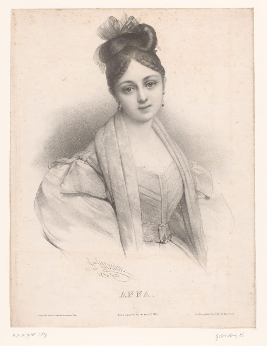 Een van Anna Anna (titel op object) Dames met namen volgens het alfabet ...