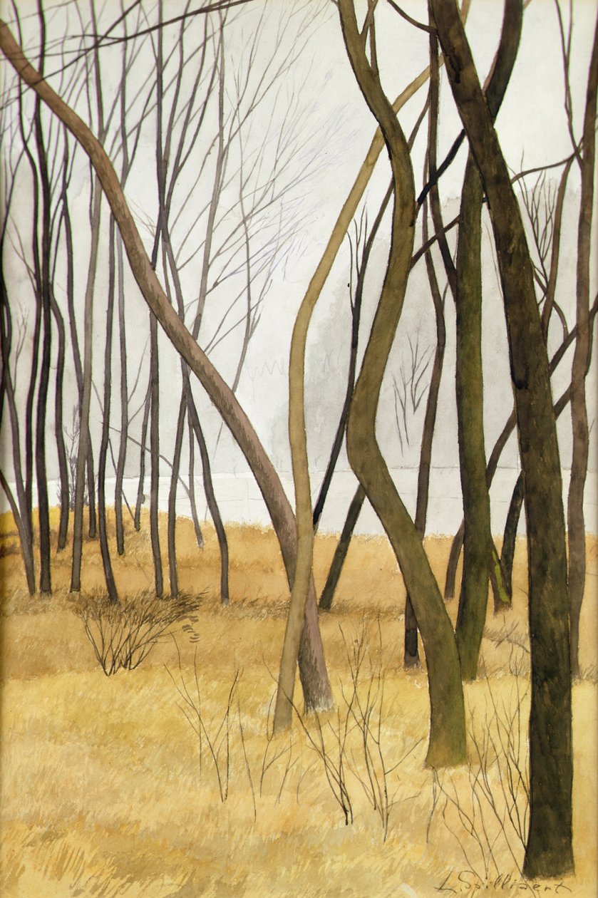 Bomen | Leon Spilliaert | Kunstafdruk