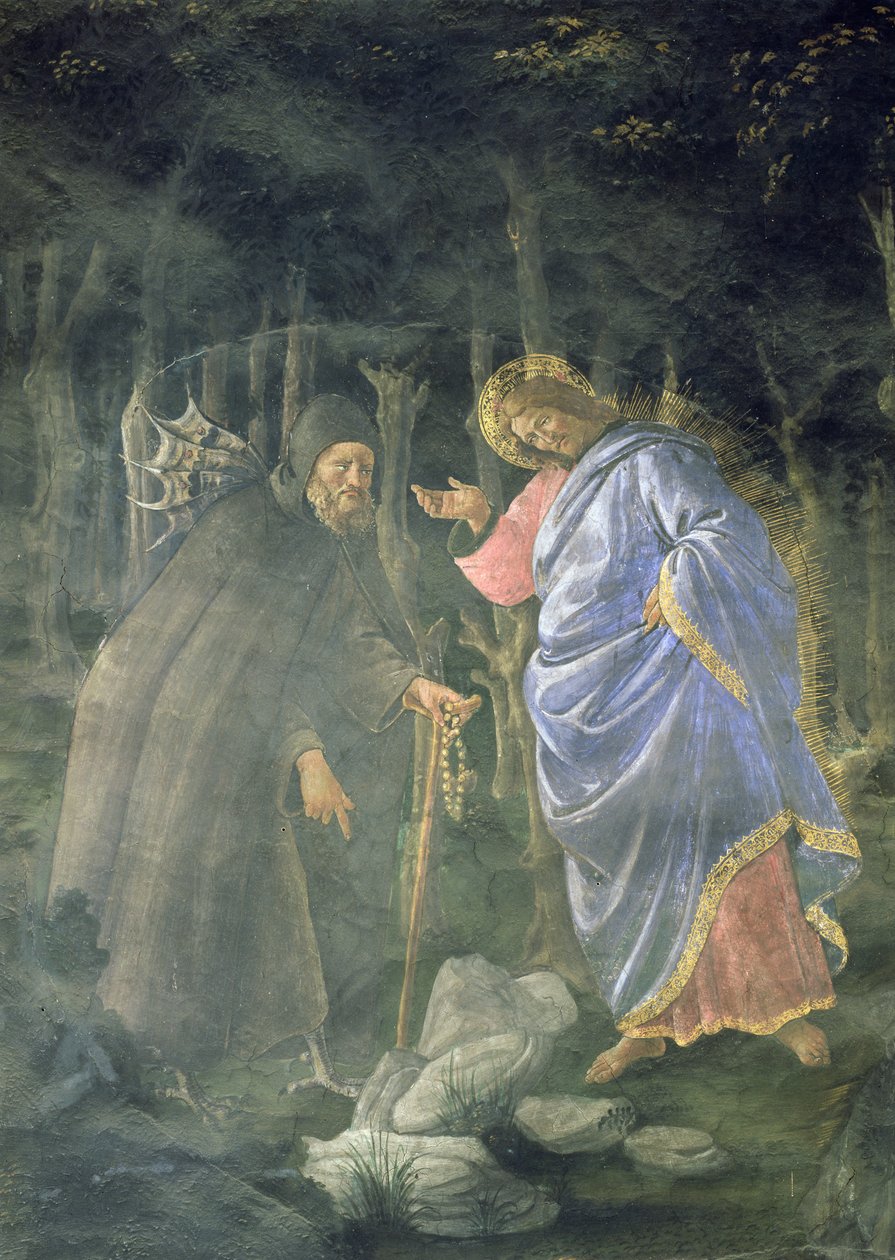 De reiniging van de melaatse en de verzoeking van Christus, in de ...